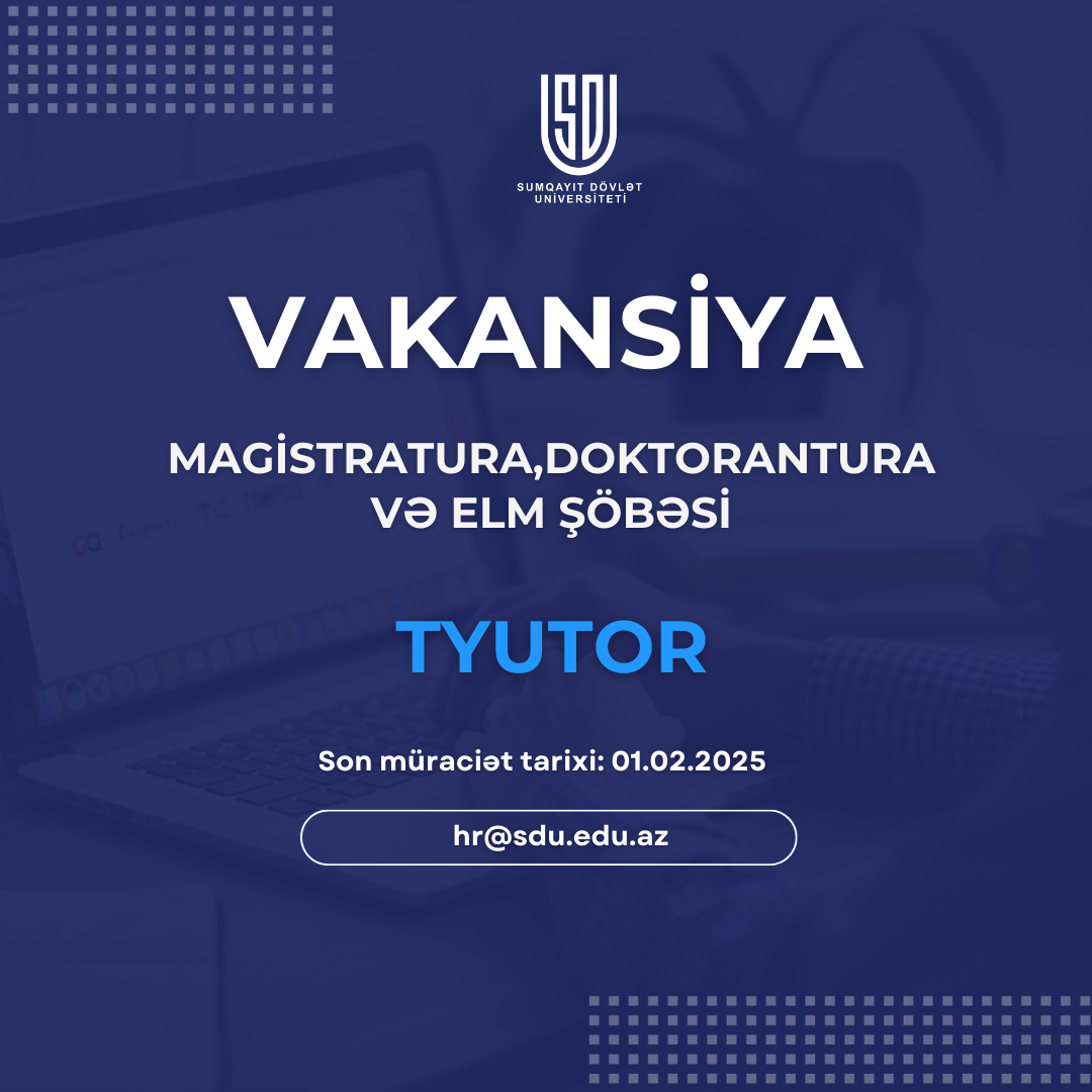 SSU - Sumgait State University official portal