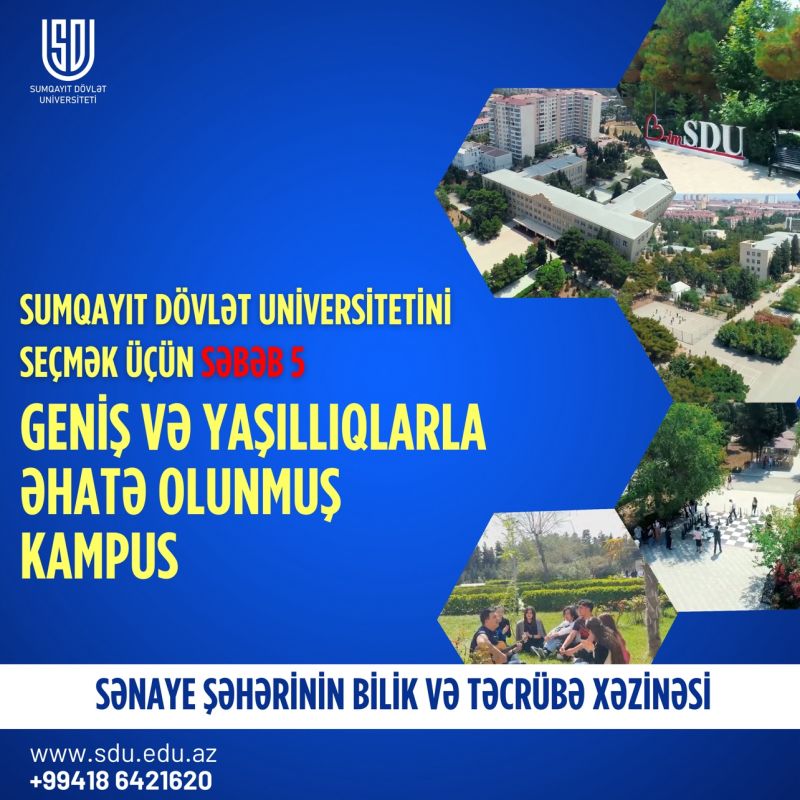 5 reasons to choose SSU | SSU - Sumgait State University official portal